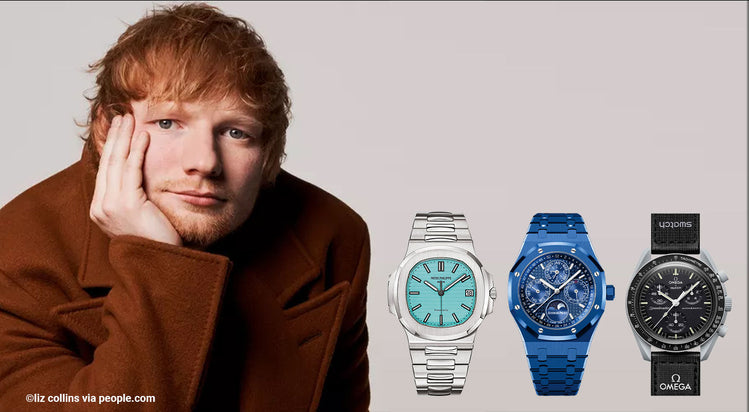 Ed Sheeran Watch Collection Ranges From MoonSwatch to Patek Philippe ...