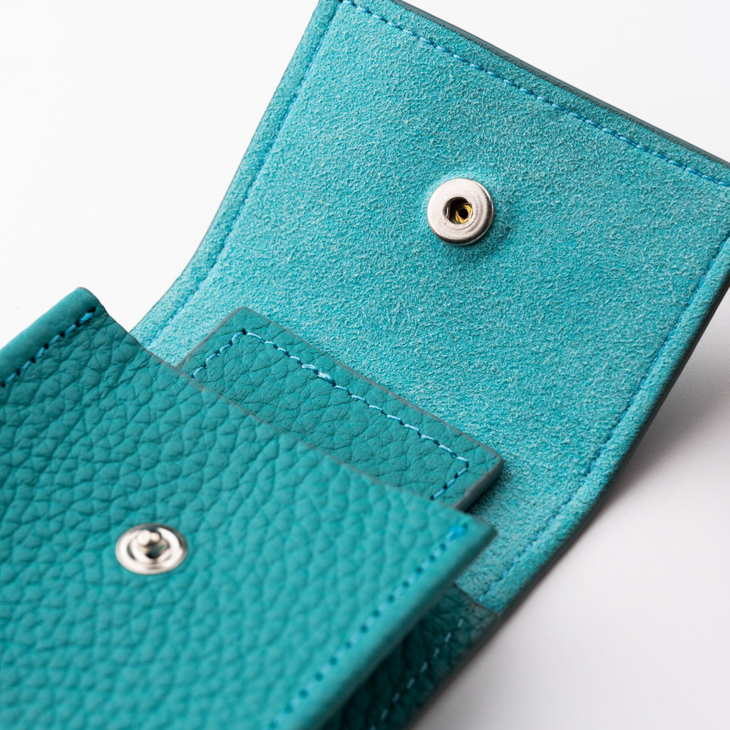 Teal Leather Watch Pouch – Luxury Travel Storage – IFL Watches
