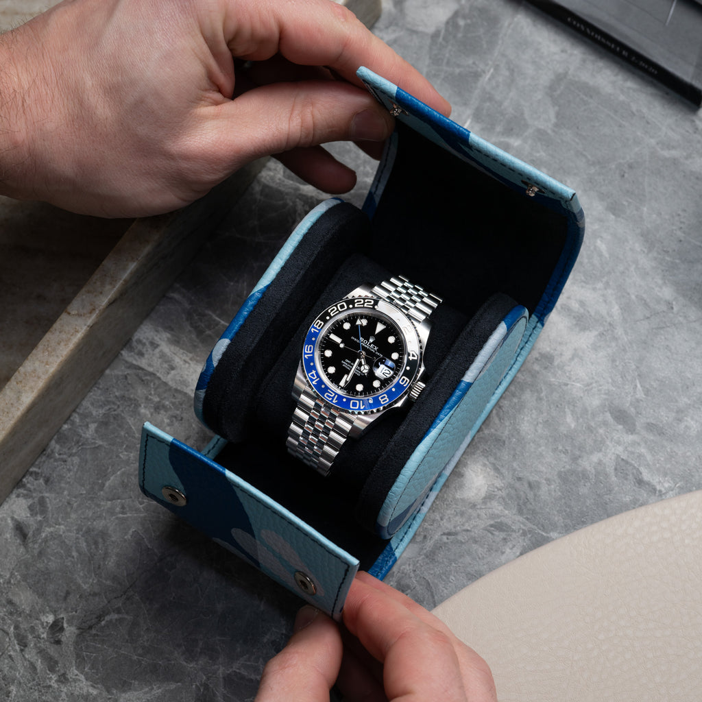 Azure Camo Watch Roll – One Watch – IFL Watches