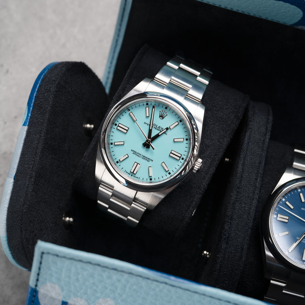 Azure Camo Watch Roll – Three Watches – IFL Watches