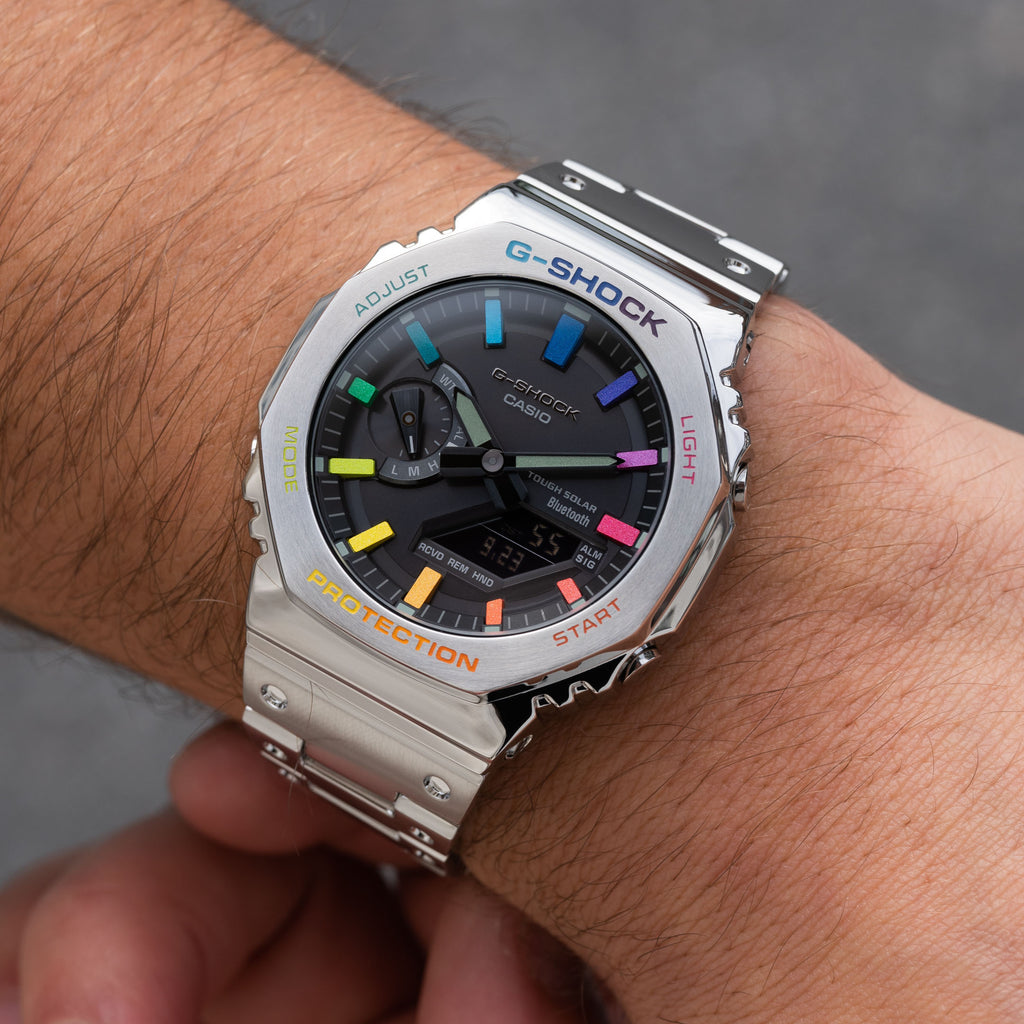 G-Shock CasiOak Full Metal Rainbow – IFL Watches
