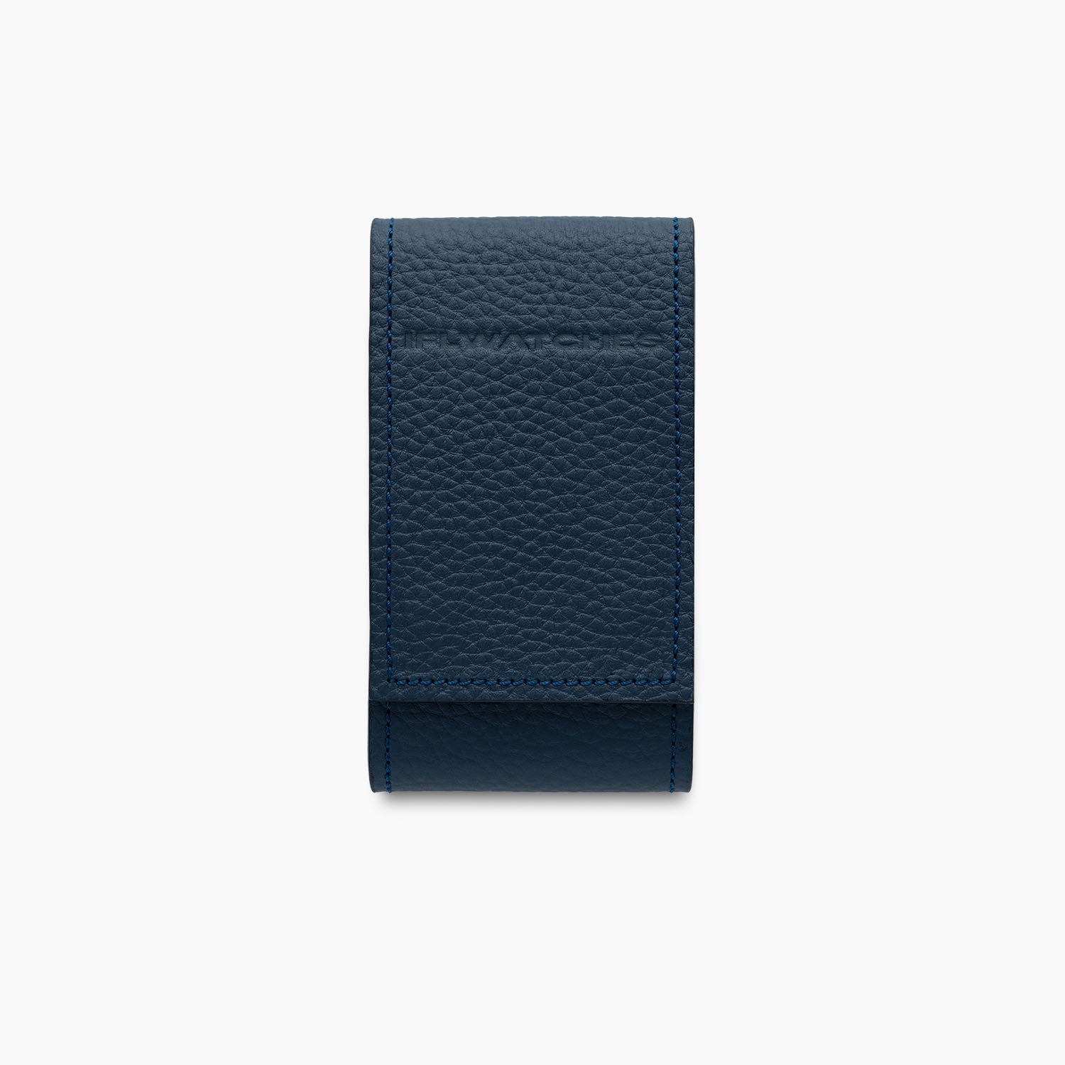 Navy Chronovault Leather Watch Pouch – IFL Watches