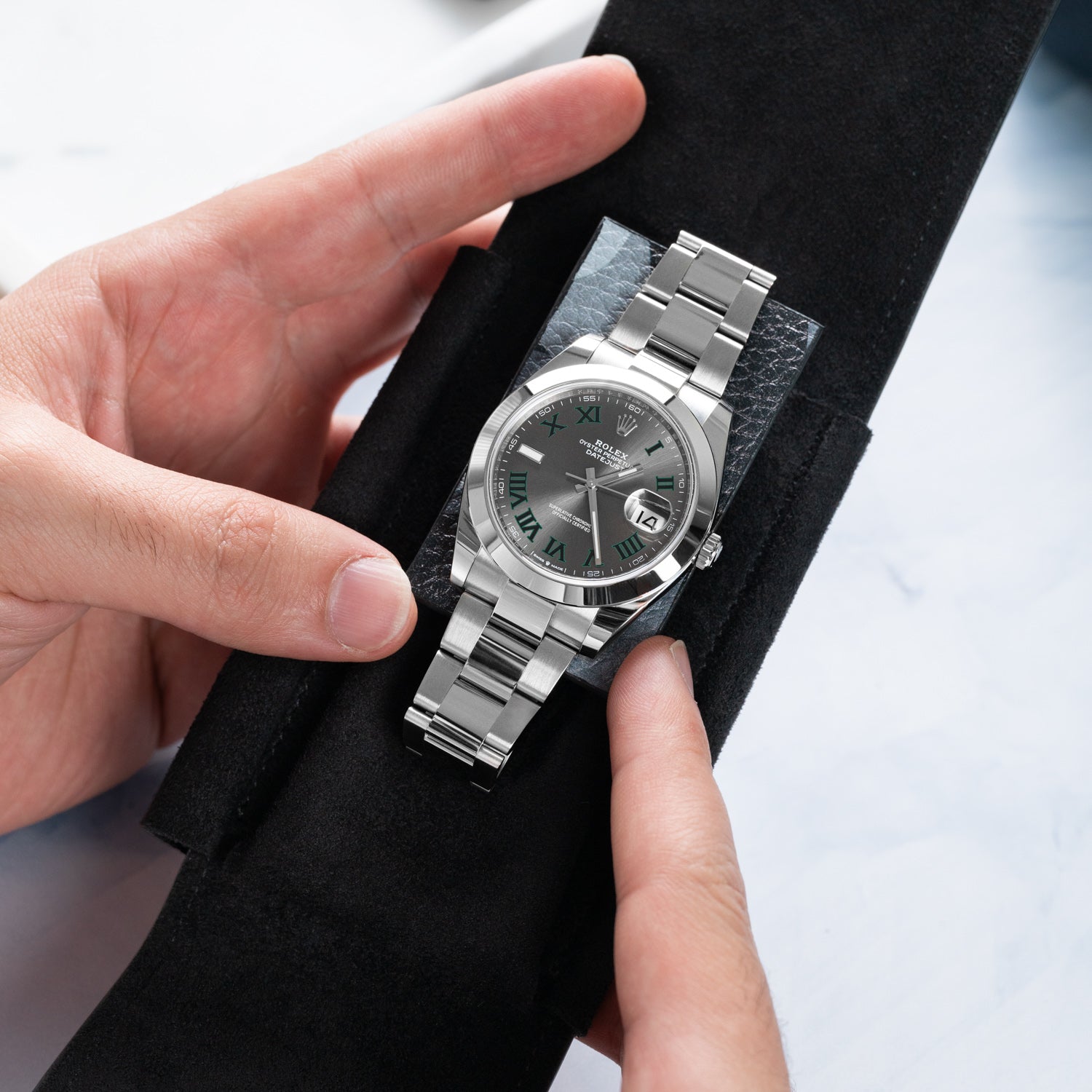 Stealth Camo Chronovault Leather Watch Pouch – IFL Watches