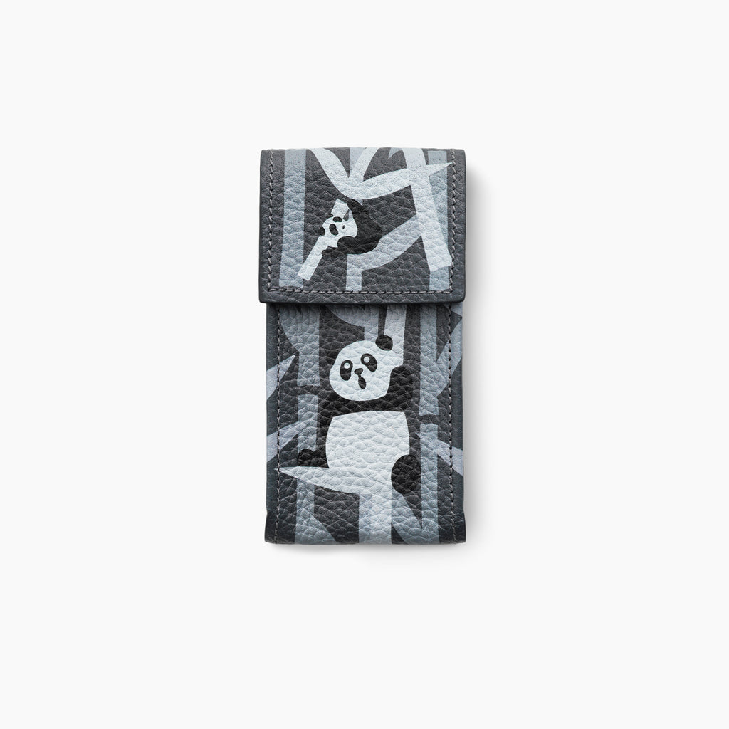 Charcoal Panda Watch Pouch – Luxury Travel Storage – IFL Watches