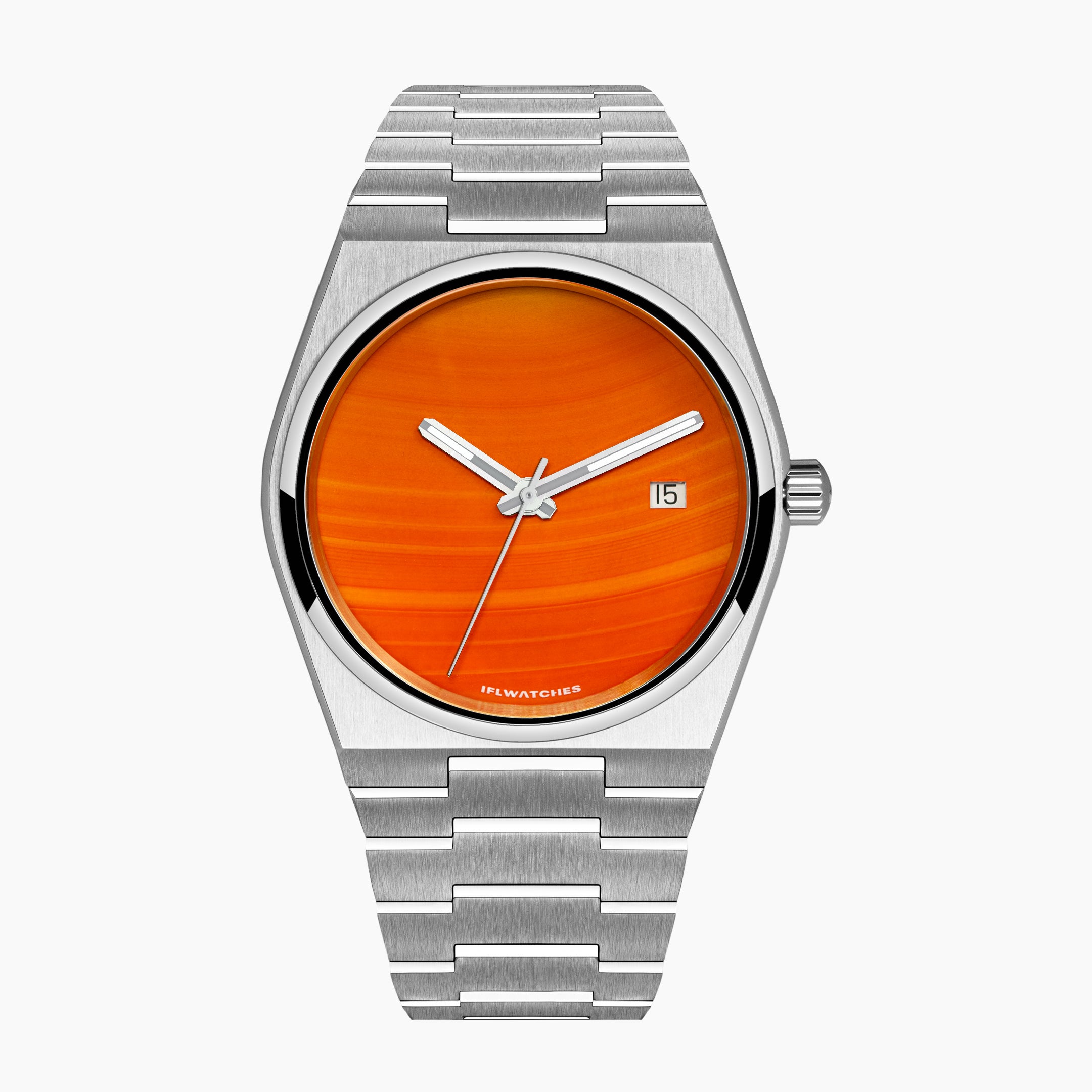 Red Agate Steel Concept – Natural Stone Dial – IFL Watches
